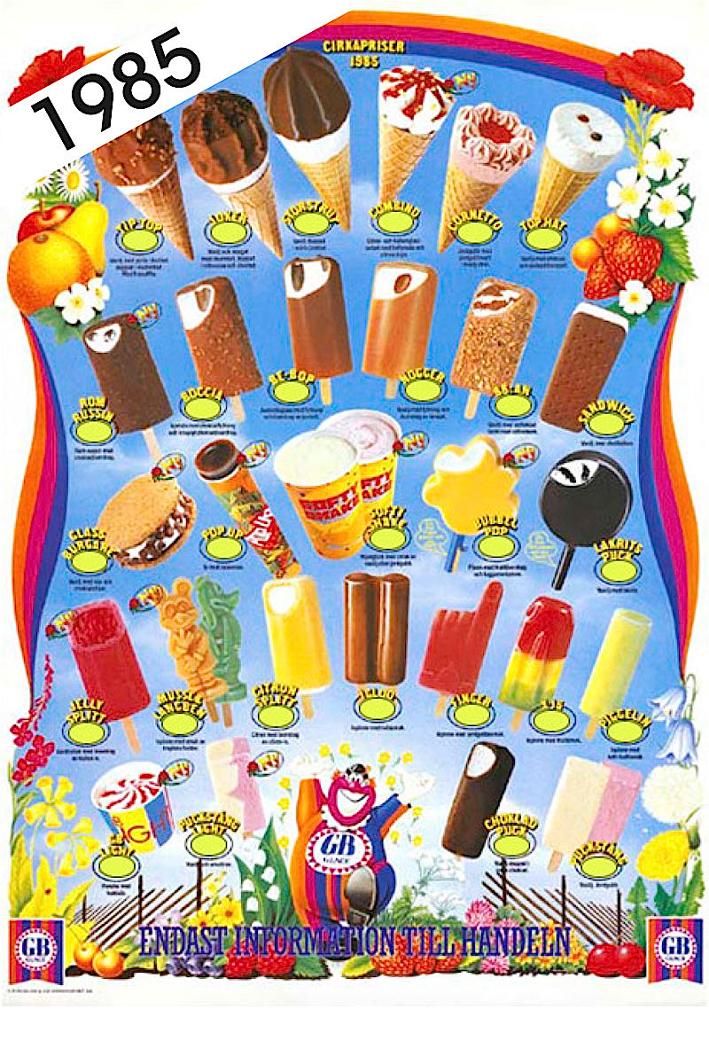 Bilder på gamla GB-glassar | Allas.se