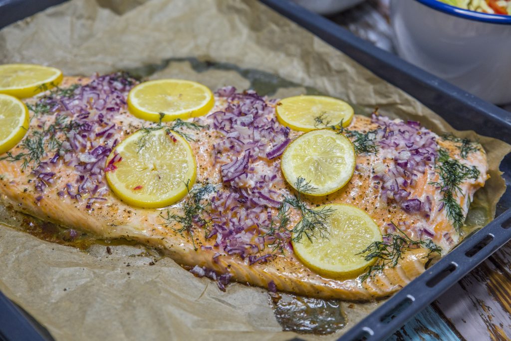 Hel laxsida i ugn | Fredriks fika - Allas.se